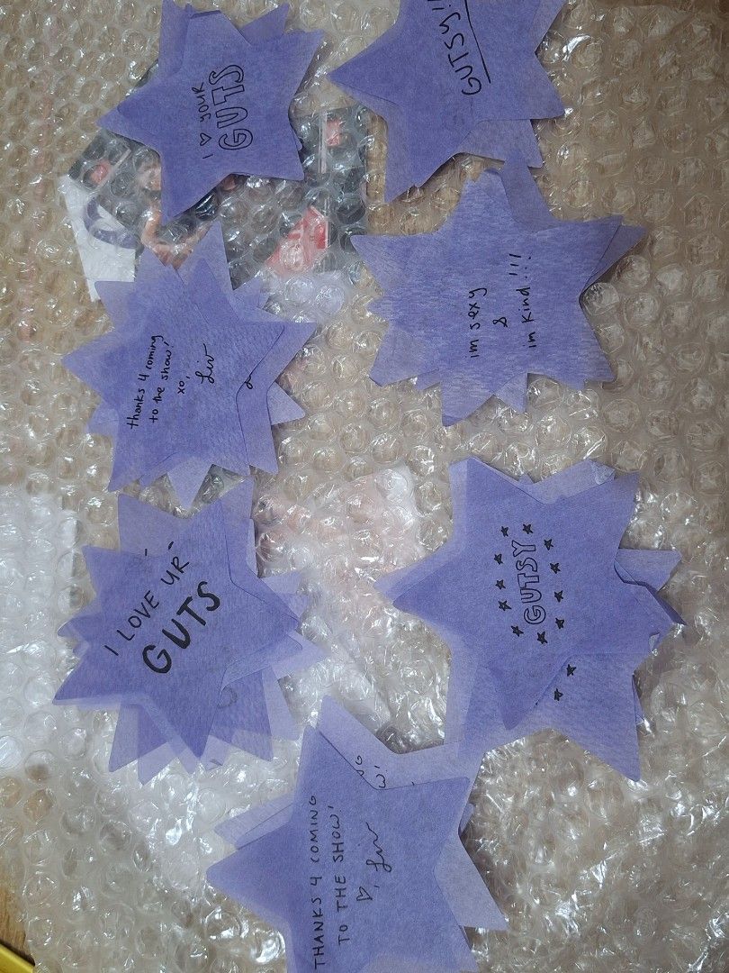 Confetti from guts tour manila by olivia Rodrigo, Hobbies & Toys ...