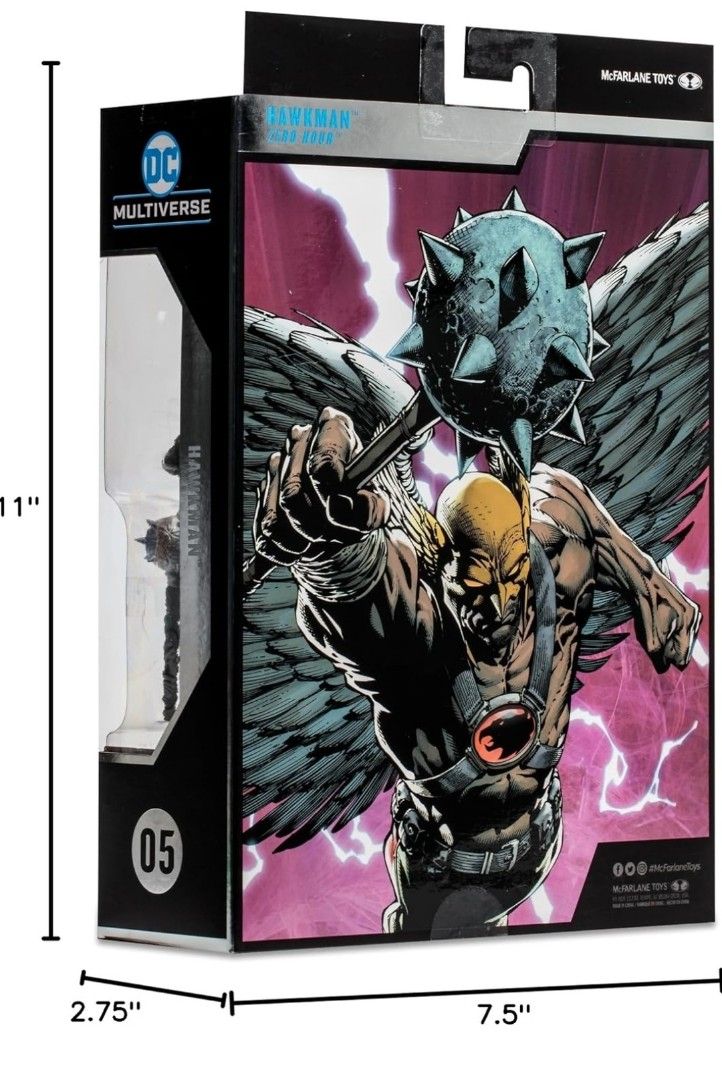 DC Multiverse Hawkman (Zero Hour) 7-inch Action Figure McFarlane ...