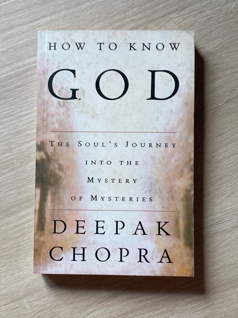 Deepak Chopra book - How To Know God, Hobbies & Toys, Books & Magazines ...