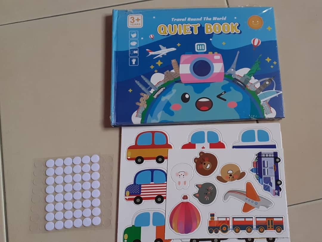 DIY busy Book For kids (Travel Round The World), Hobbies & Toys, Books ...
