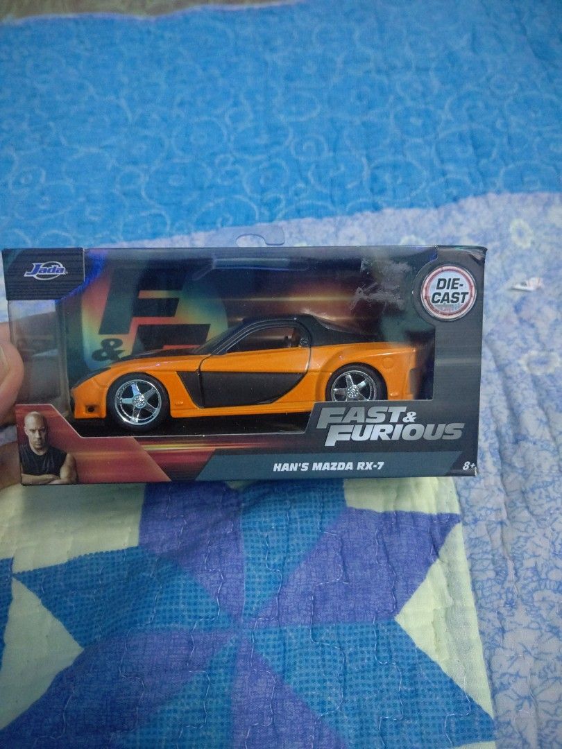 Fast & Furious Han's MAZDA RX-7, Hobbies & Toys, Toys & Games on Carousell