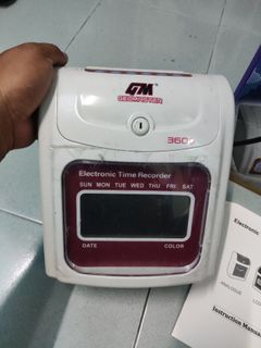 GEOMASTER 360D Fullset Electronic Time Recorder Punch Card Machine ...