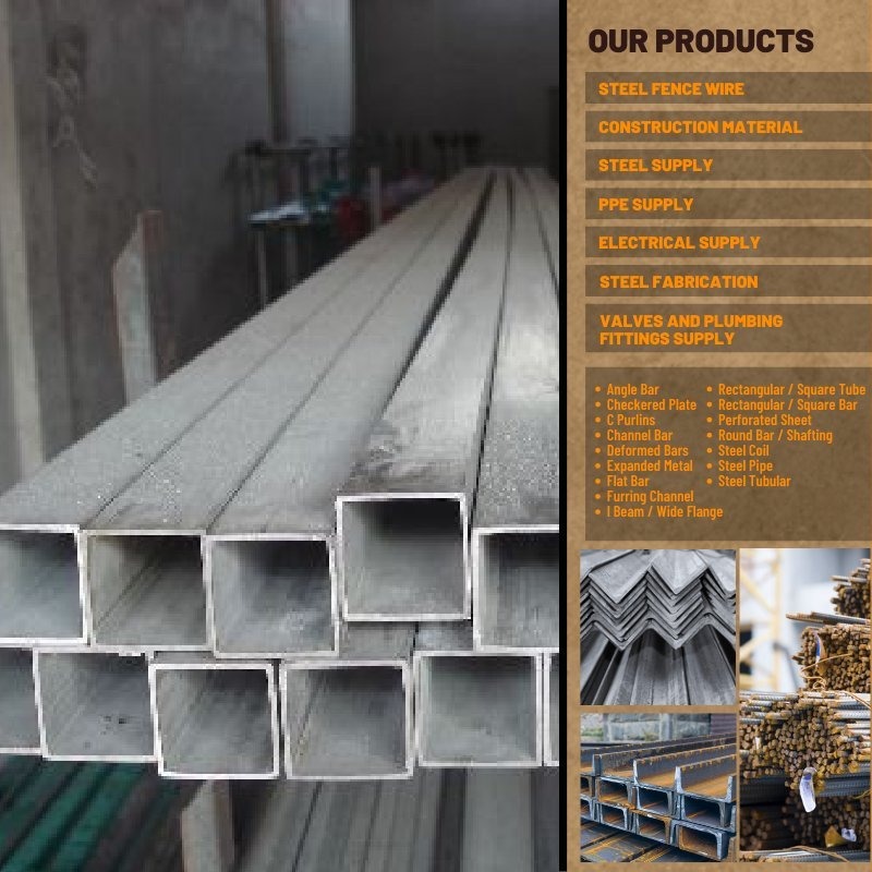 GI Tubular 6 mtrs 1.2mm thickness / Steel Tubular / Steel Bar ...