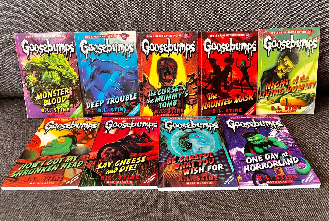 Goosebumps books bundle of 9, Hobbies & Toys, Books & Magazines ...
