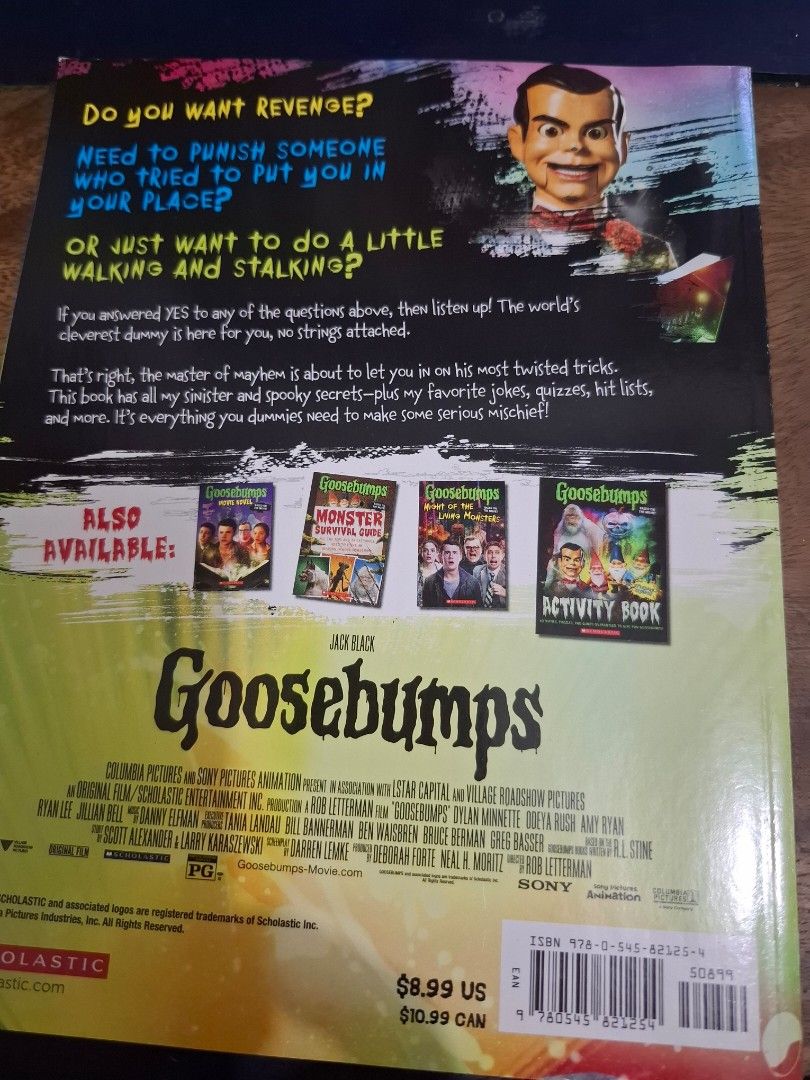 Goosebumps Slappy's Revenge by R.L Stine, Hobbies & Toys, Books ...