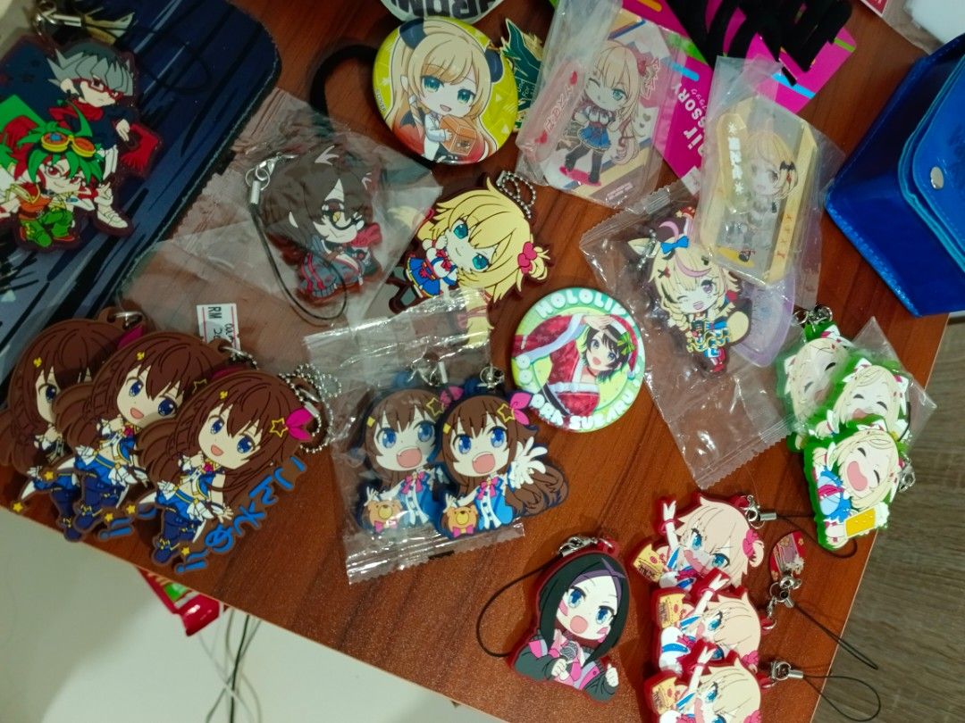 Hololive cover corp official keychain arcrylic rubber badges subaru ...