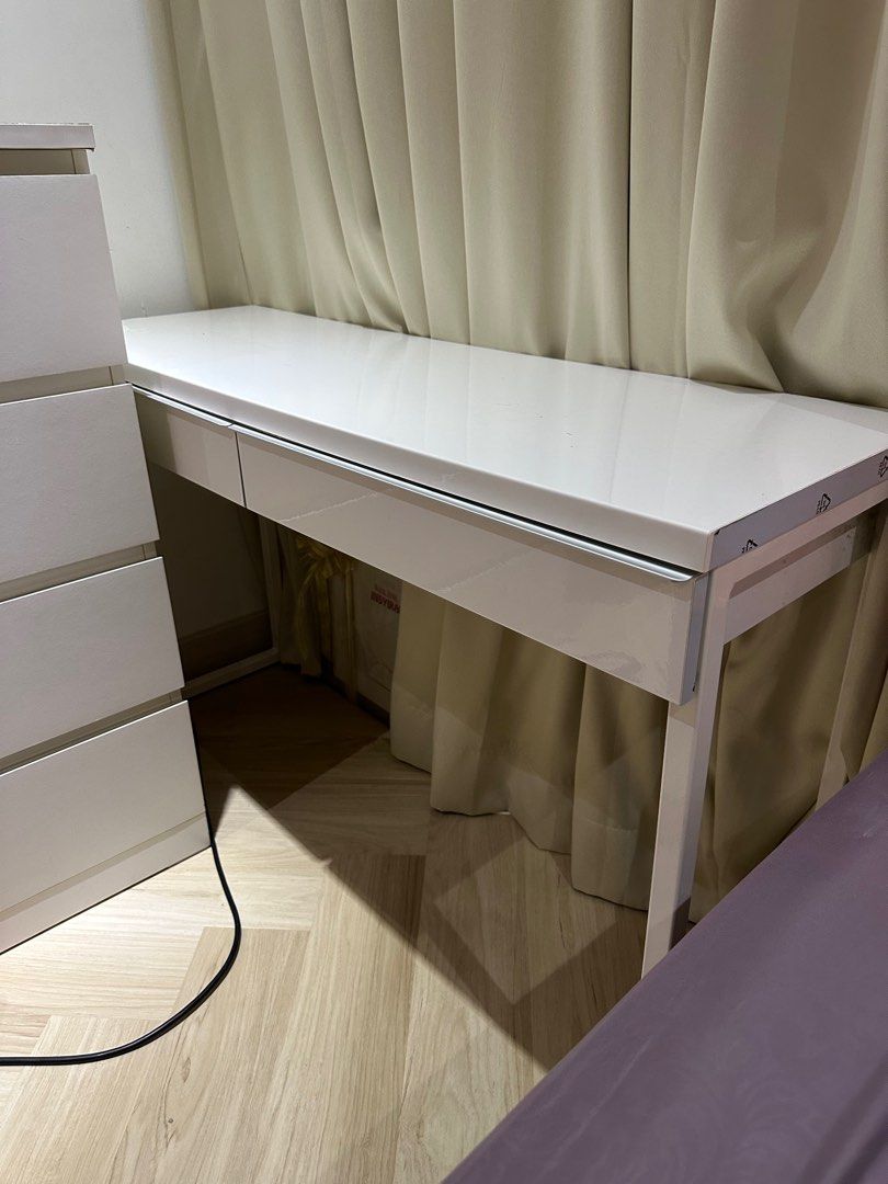 IKEA Besta Burs Desk, Furniture & Home Living, Furniture, Tables & Sets ...