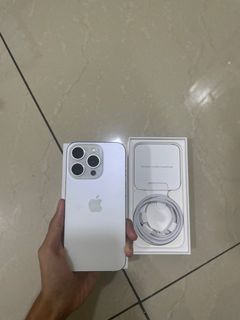 iPhone 15 Pro White Titanium 256GB, Mobile Phones & Gadgets, Mobile ...