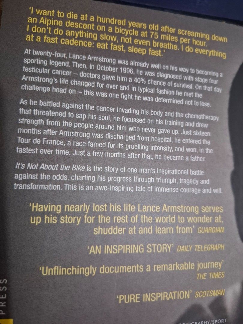 It's Not About The Bike by Lance Armstrong, Hobbies & Toys, Books ...