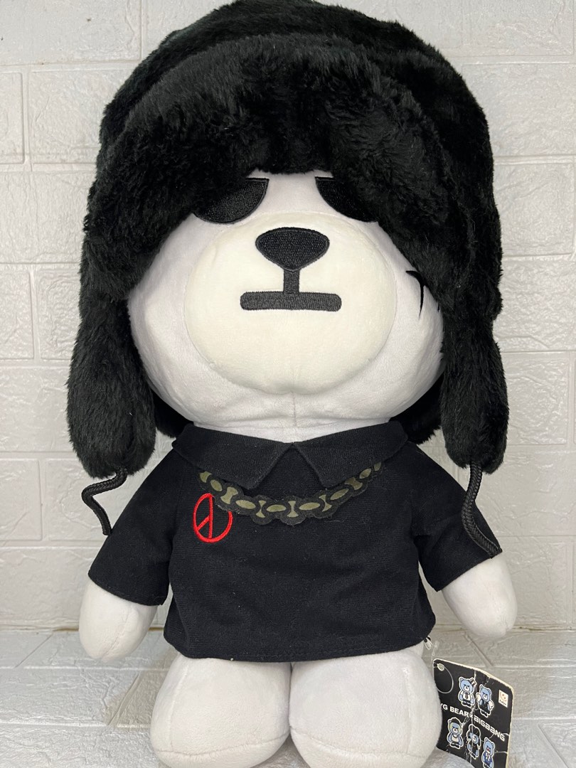 Krunk x Bigbang GD G-Dragon Jumbo Bear Plush/Stufftoy, Hobbies & Toys ...