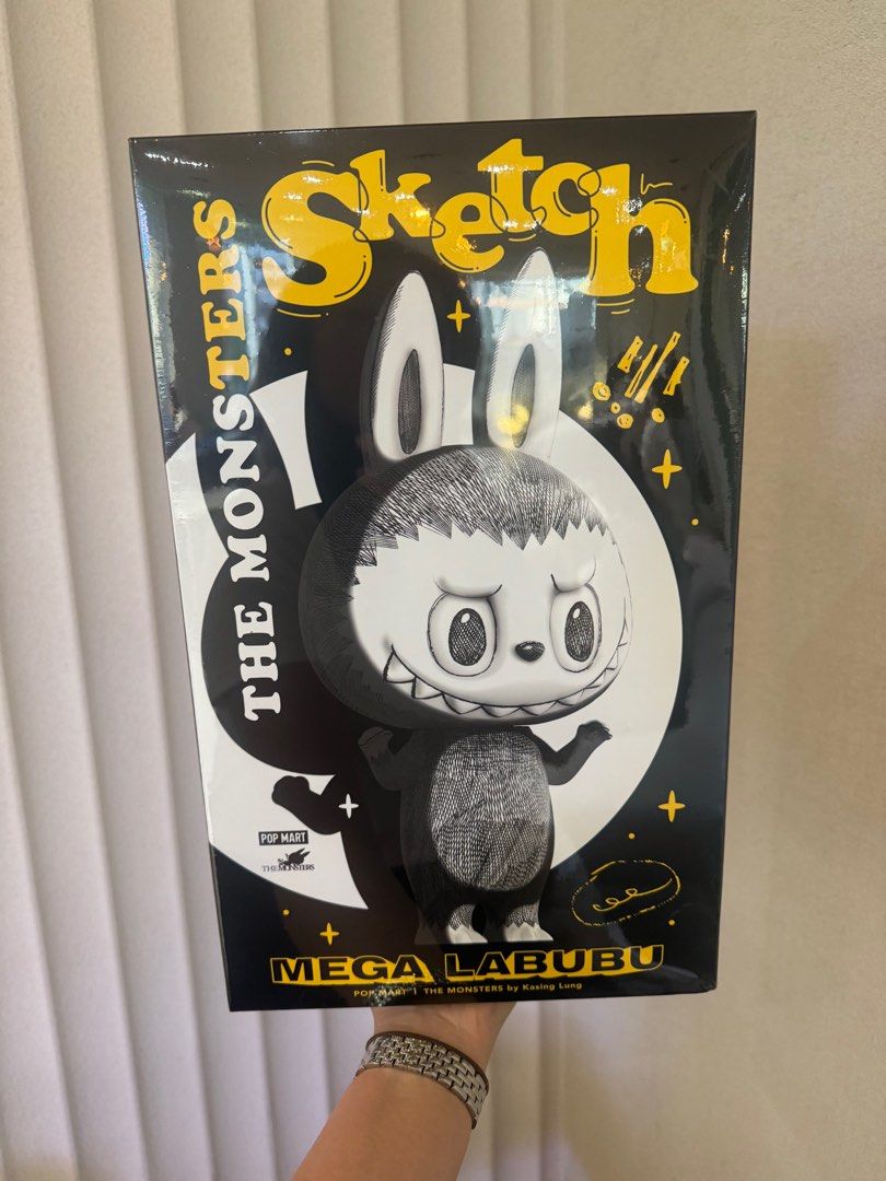 Labubu sketch 400% BNIB, Hobbies & Toys, Toys & Games on Carousell