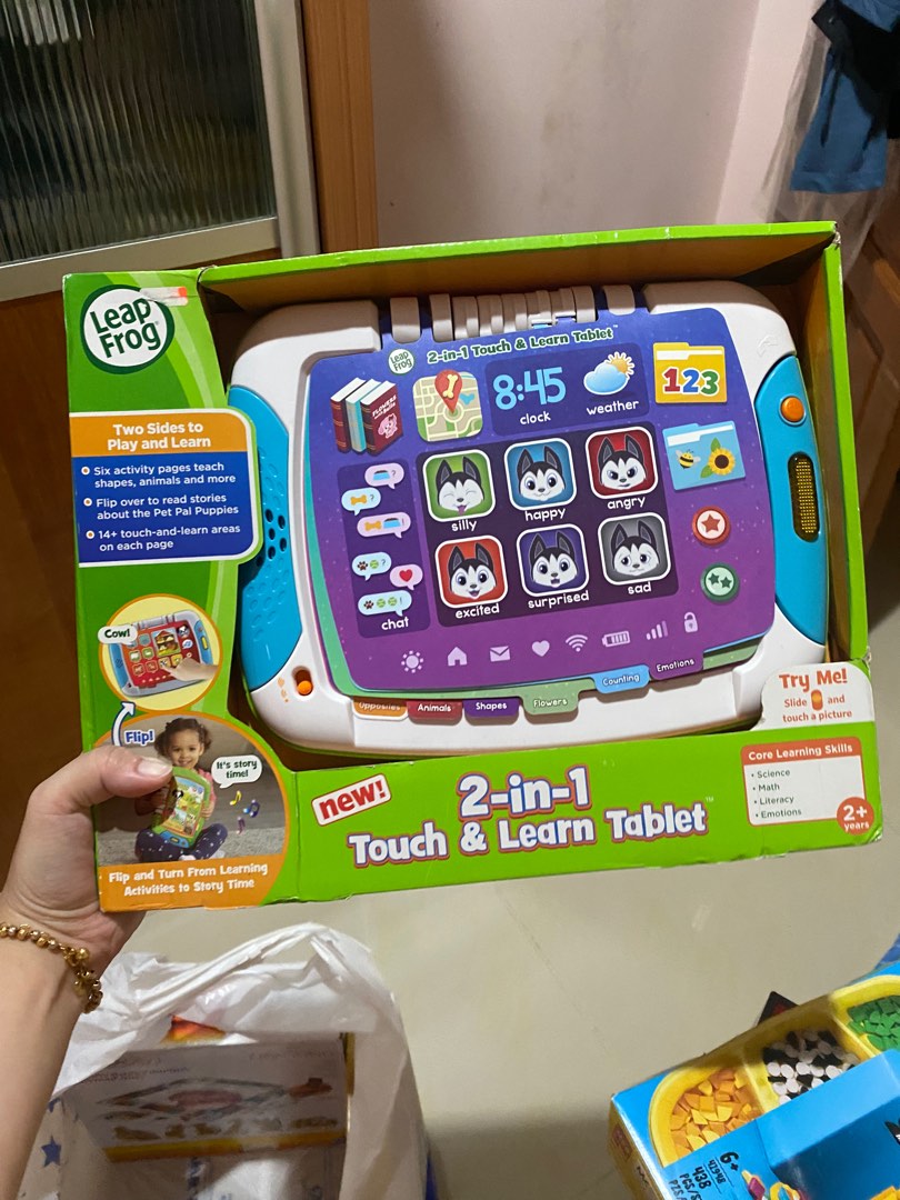 Leapfrog 2-in-1 Touch and Learn Tablet Educational Learning System NEW ...