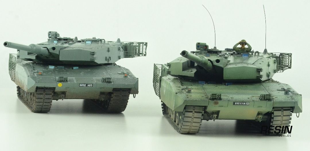 Leopard 2SG Germany Singapore Main Battle Tank 1/35 resinscales model ...