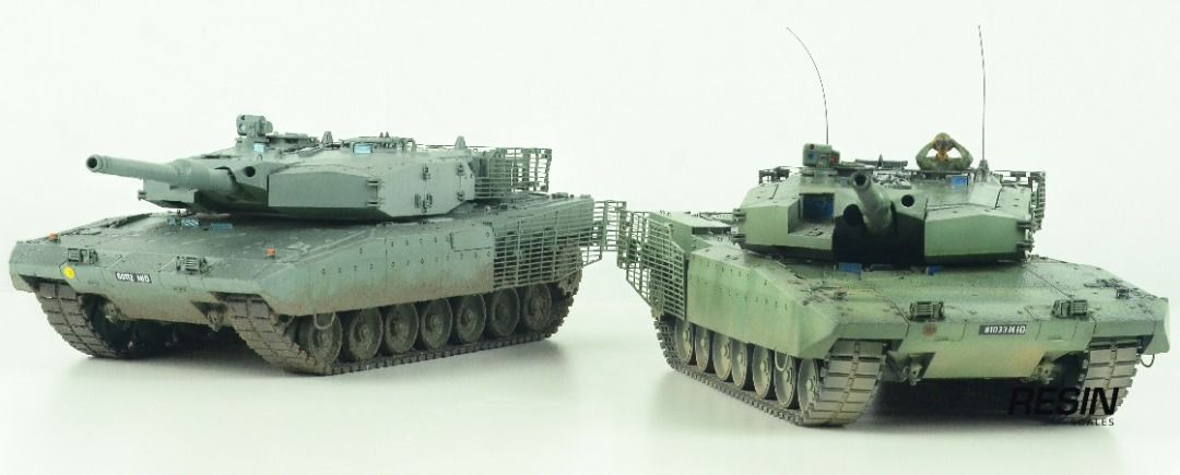 Leopard 2SG Germany Singapore Main Battle Tank 1/35 resinscales model ...