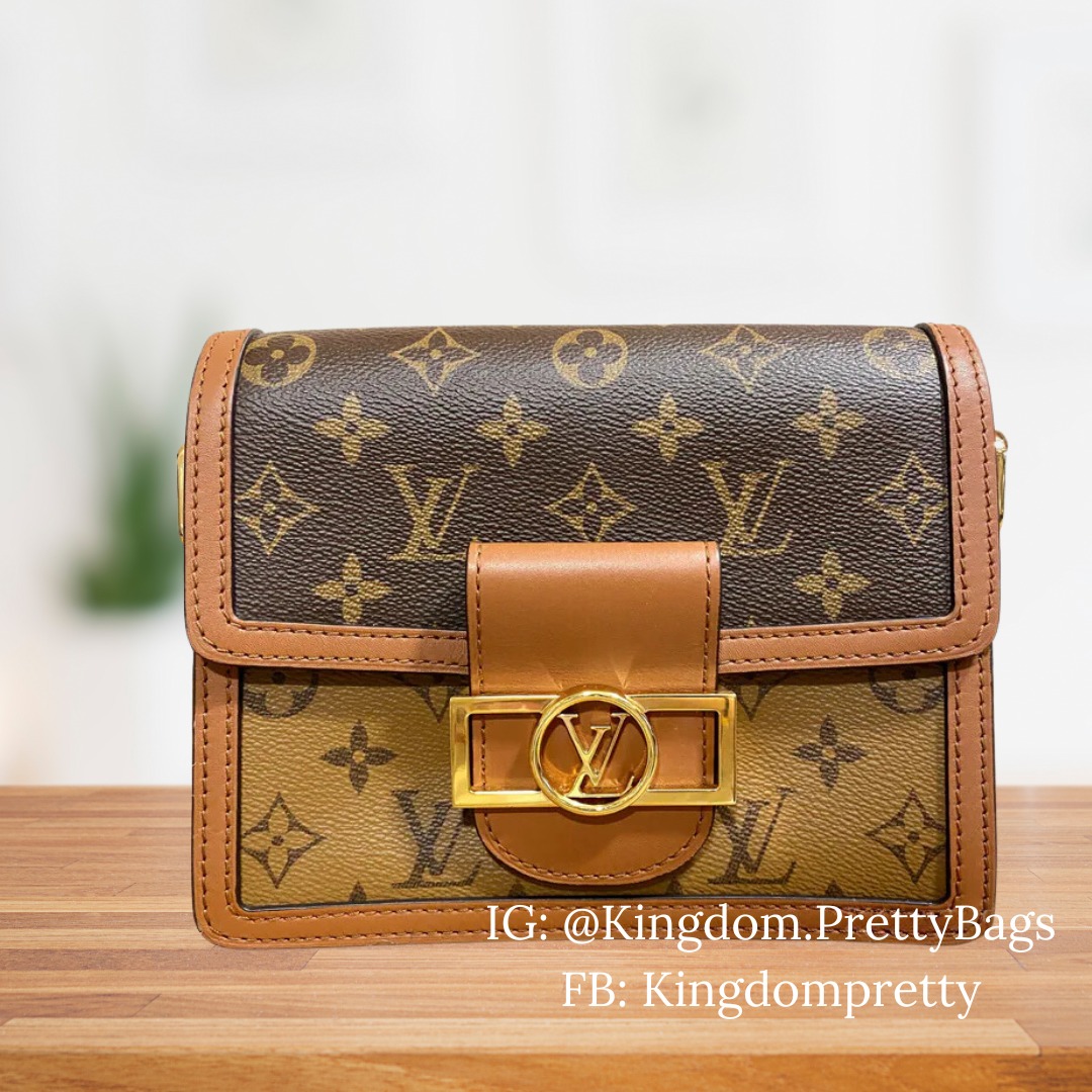 Louis Vuitton LV Mini Size Dauphine Reverse Monogram Flap Bag Pre-order ...