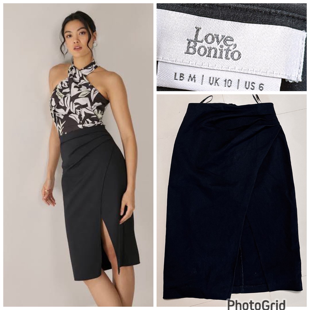 Love Bonito Rita Front Pleat Skirt, Women's Fashion, Bottoms, Skirts on ...