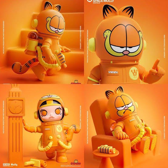 Mega Space MOLLY 400% Garfield Popmart, Hobbies & Toys, Toys & Games on ...