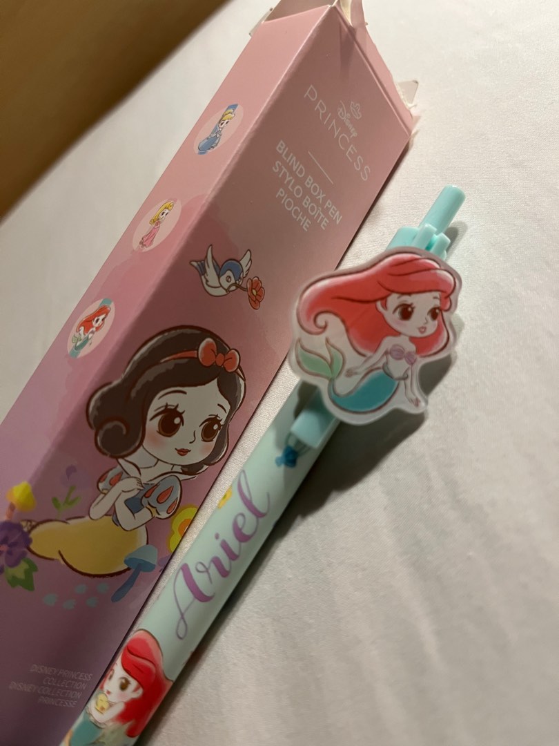 Miniso Disney Princess Blind Box Pen - Ariel, Hobbies & Toys ...