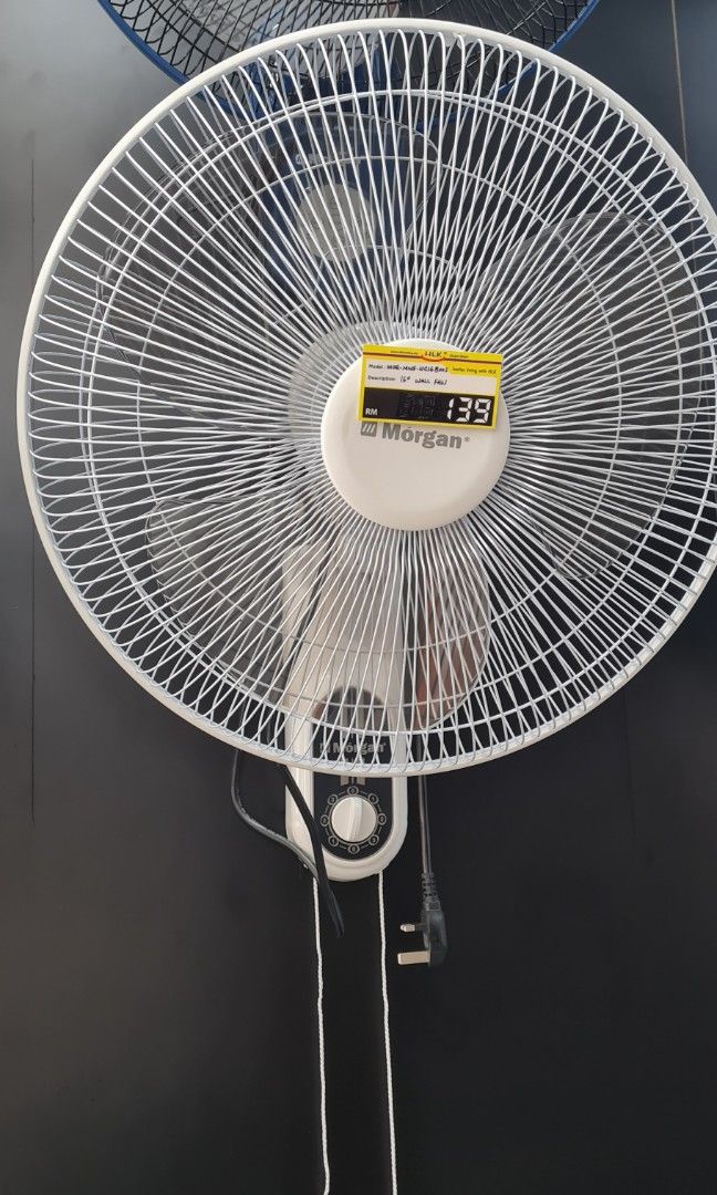 Morgan Wall Fan (New), Furniture & Home Living, Lighting & Fans, Fans ...