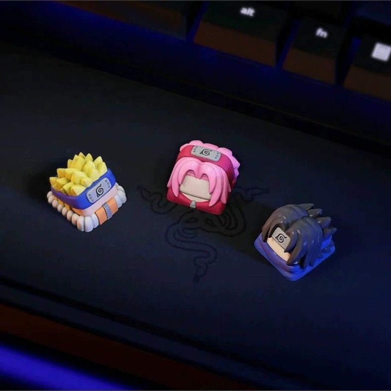 Naruto Keyboard Caps / Anime / Manga Keycaps Naruto Team 7 Naruto ...