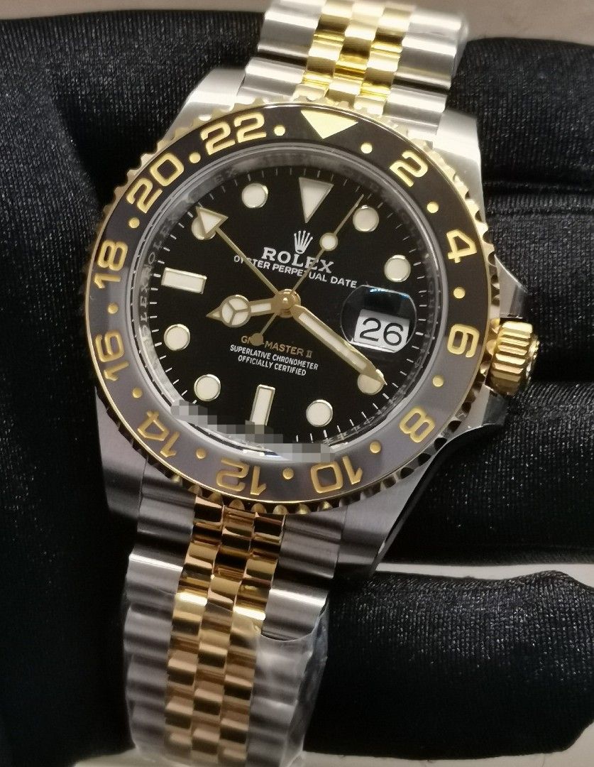New Rolex GMT Master II Steel combine Yellow Gold 40mm Reference ...