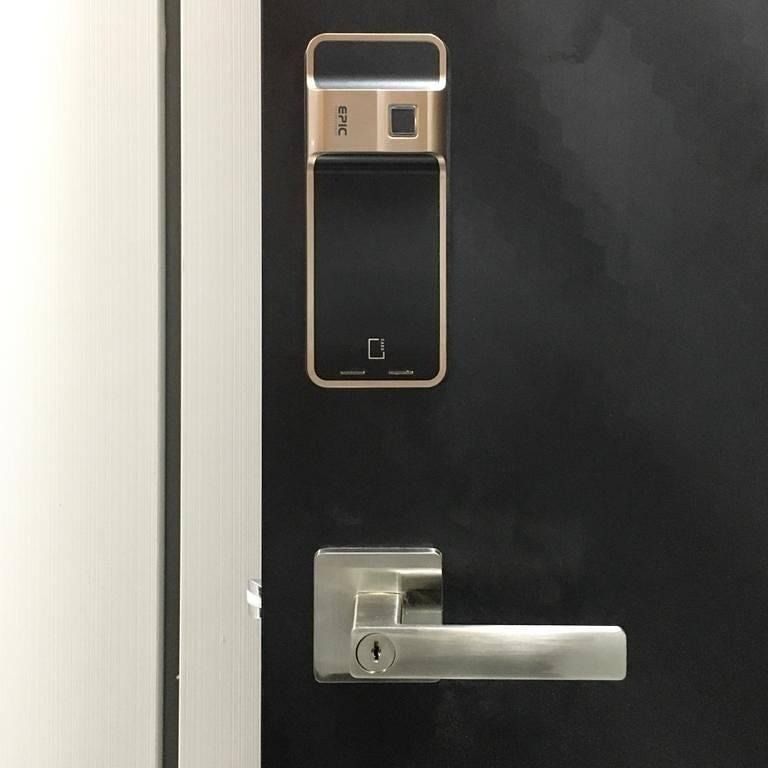 [OFFICIAL STORE] HDB Gate & Door Epic 5G Fingerprint Smartphone Door ...