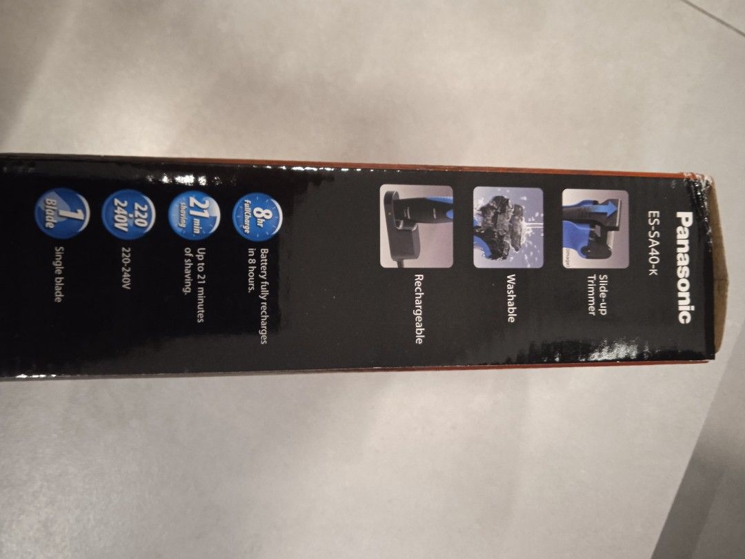 Panasonic ES-SA40 Shaver Wet Dry with Trimmer, Beauty & Personal Care ...