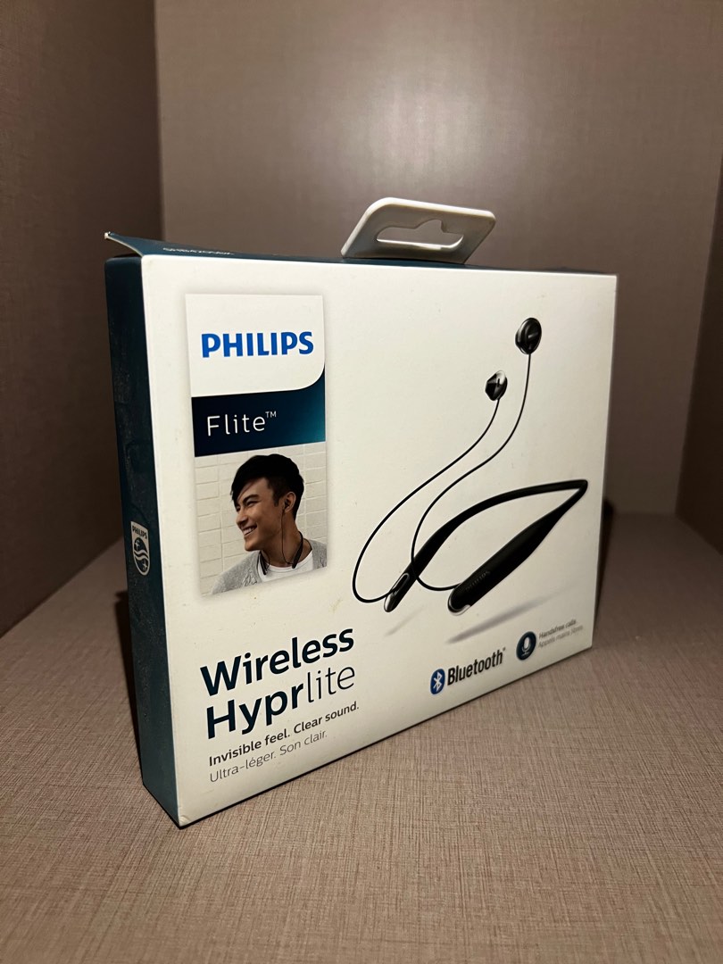 Philips Wireless Hyprlite neckband headphones, Audio, Headphones ...
