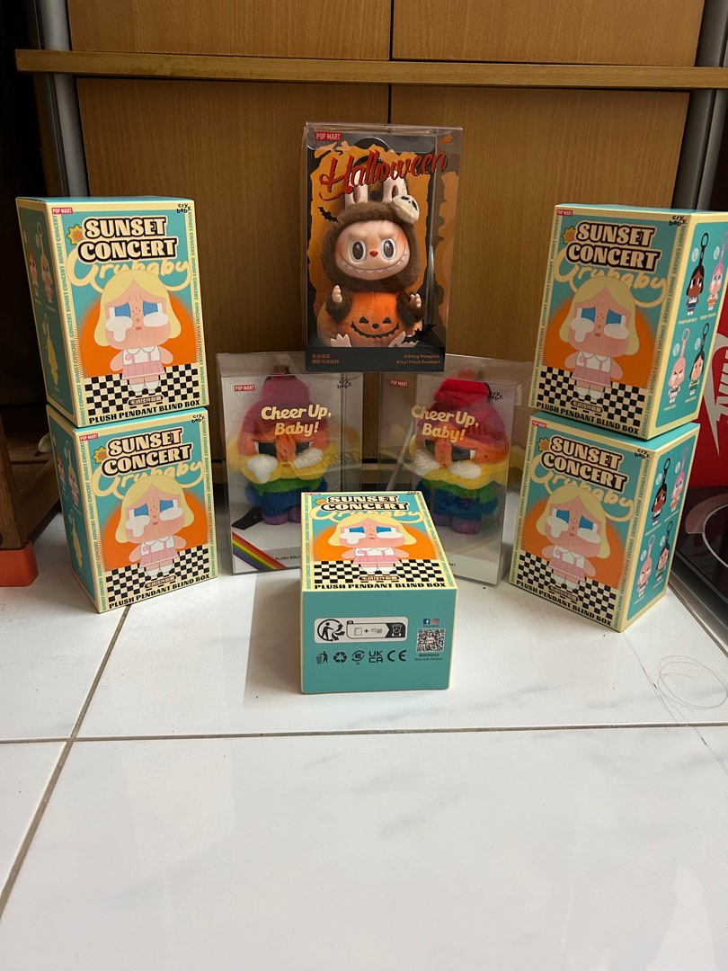 Popmart Labubu Halloween , rainbow crybaby, Hobbies & Toys, Toys ...