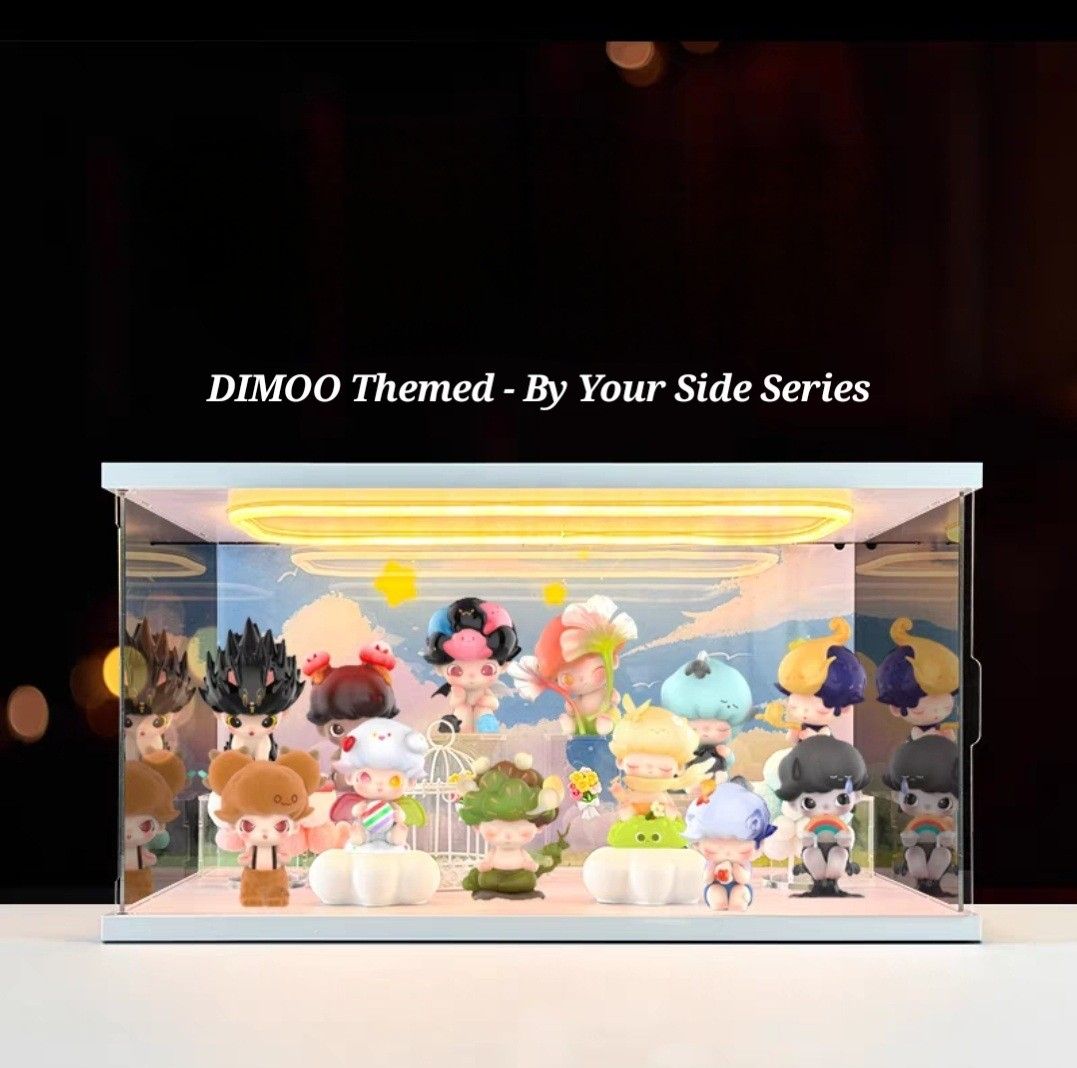 Themed Acrylic Display Case with Lights for Blind Boxes - POPMART ...