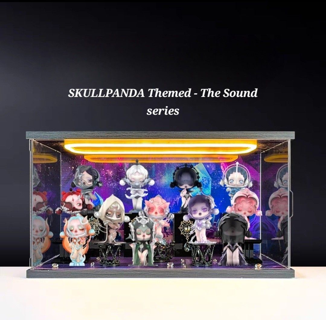 Themed Acrylic Display Case with Lights for Blind Boxes - POPMART ...