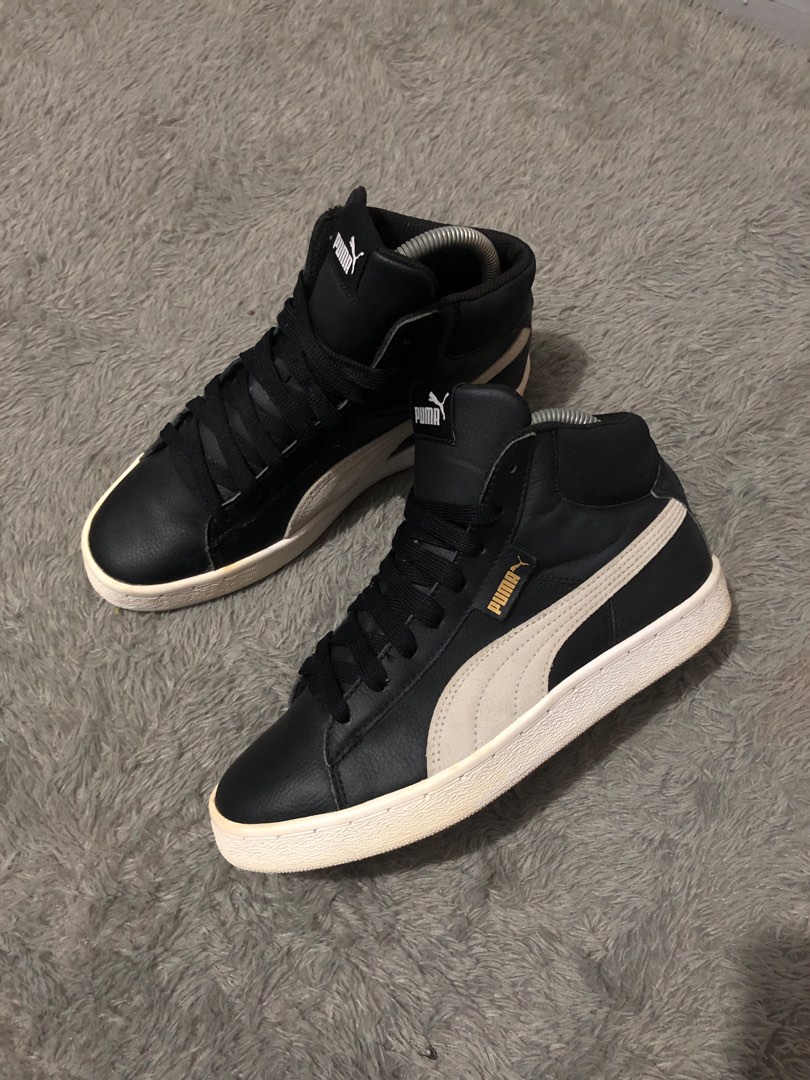 Puma 1948 Mid L BasketBall Black, Fesyen Pria, Sepatu , Sneakers di ...