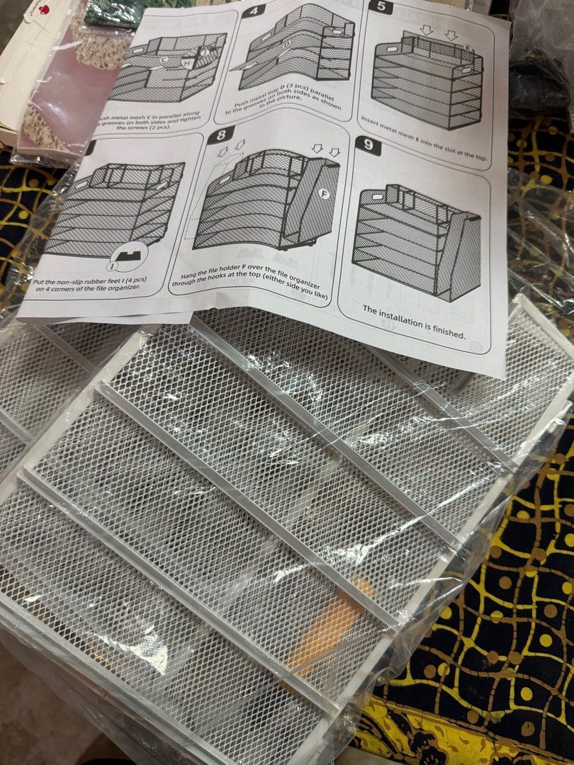 RAK BESI FILE, ALAT TULIS. KERTAS, Furniture & Home Living, Home ...