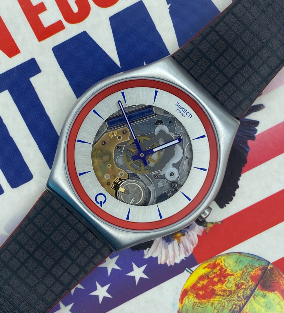 Rare Swatch x 007 2Q James Bond Limited, Men's Fashion, Watches ...