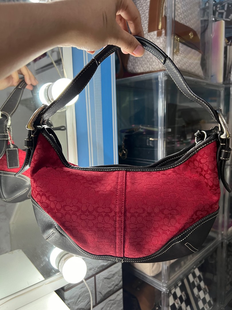 Red Coach Soho, Luxury, Bags & Wallets on Carousell