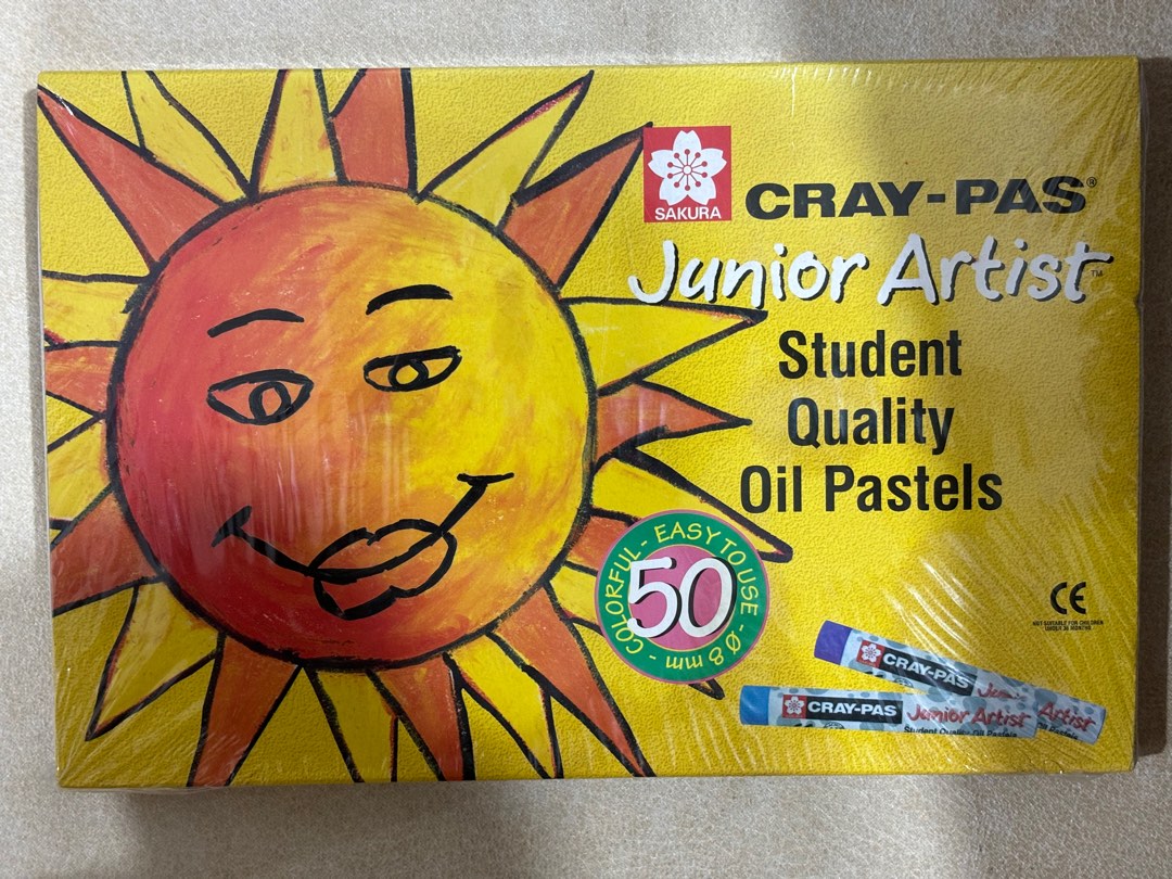 Sakura Cray-Pas Oil Pastel Junior Artist 50pcs, 興趣及遊戲, 手作＆自家設計, 文具 ...