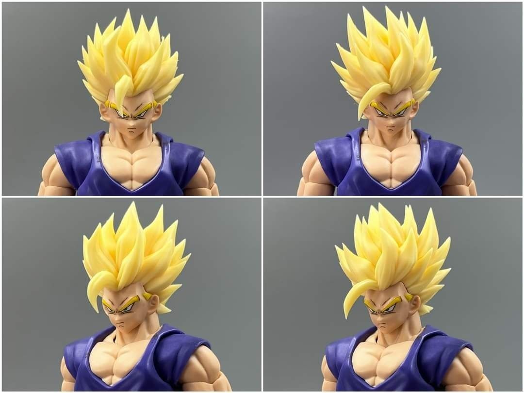 Shf dragon ball worm gohan ssj2 head sculpt, Hobbies & Toys, Toys ...