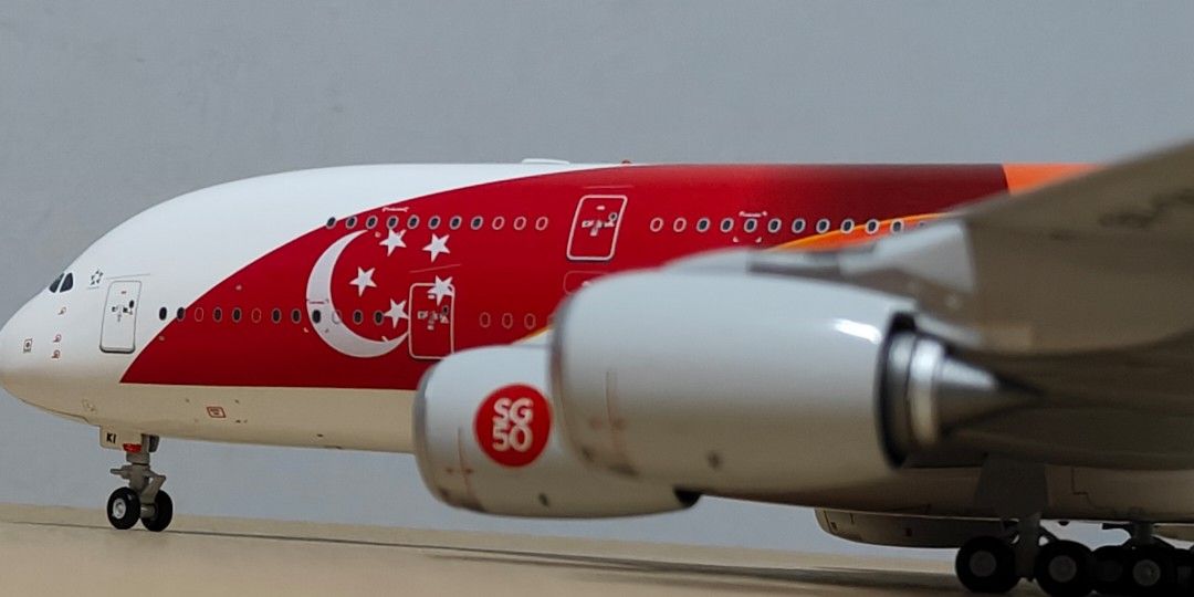 Singapore Airline A380 in SG 50 livery Scale 1:200, Hobbies & Toys ...
