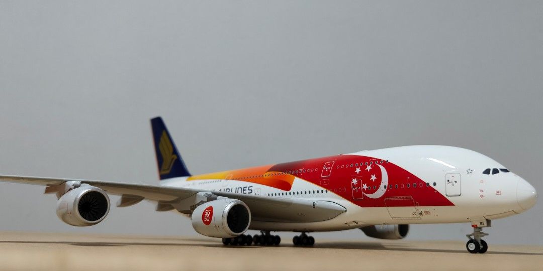 Singapore Airline A380 in SG 50 livery Scale 1:200, Hobbies & Toys ...