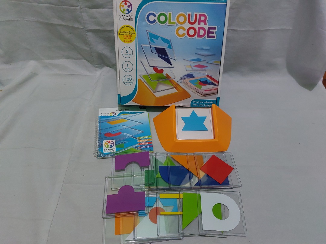 SmartGames Color Code Cognitive Skill-Building Puzzle Game Featuring ...