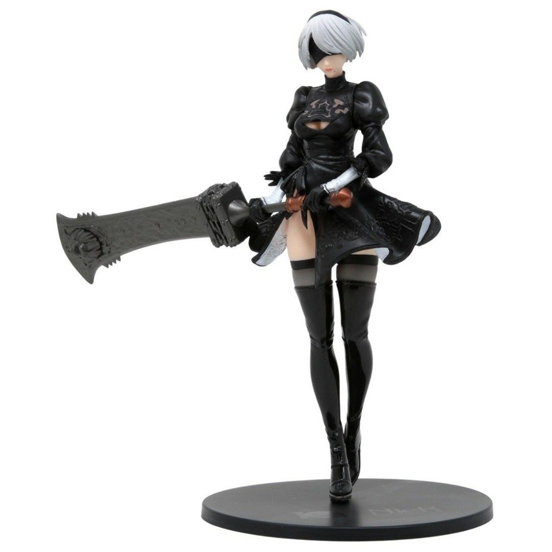 Square Enix NieR Automata 2B YoRHa No. 2 Type B Statuette (black ...