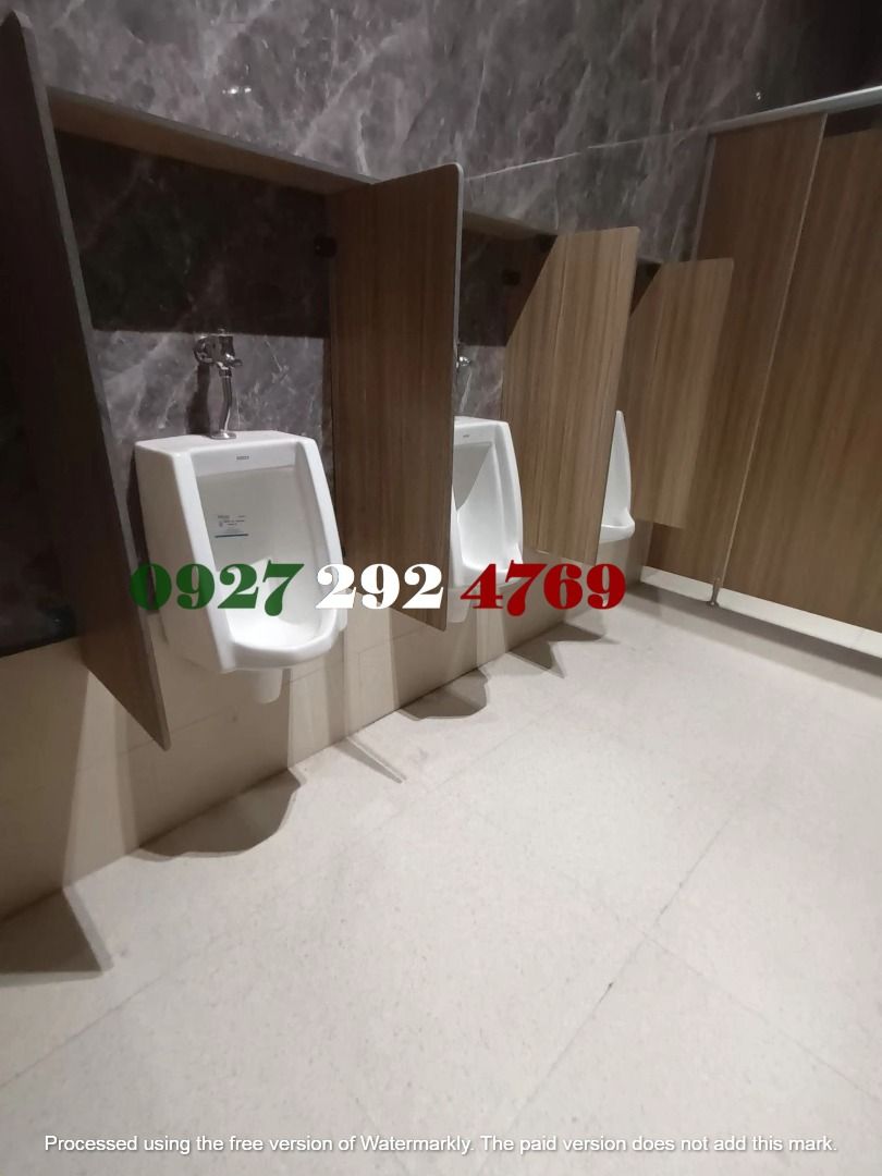 Toilet Partition Phenolic Board 12 mm PWD, Slop Sink, Urinal & Ledge ...