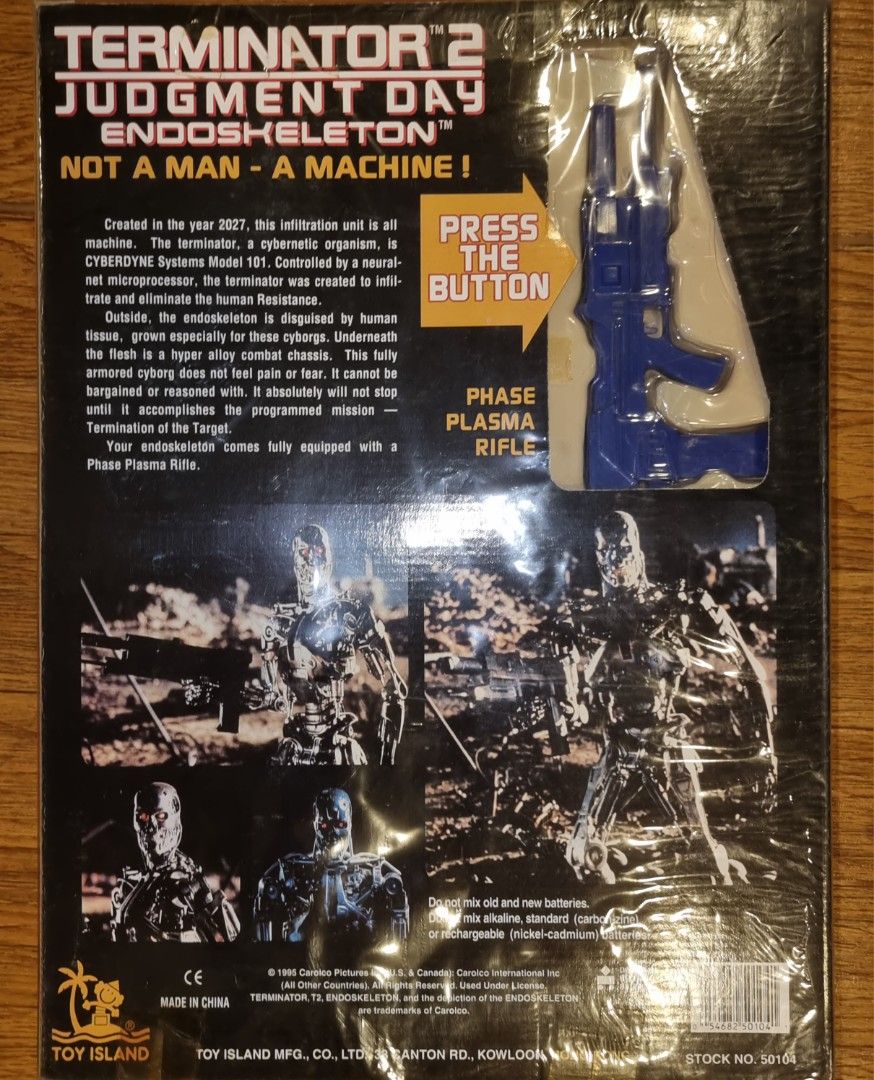 Toy Island Terminator 2 Endoskeleton T800 15 Inch Figure Figurine ...