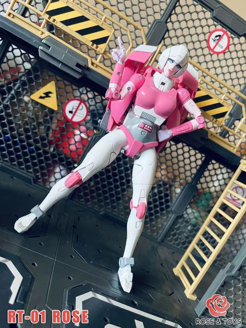 Transformers Night Rose RT01 Arcee RC Autobot Sports Car Robot Sexy Girl Mecha Figure MP51 Model ...