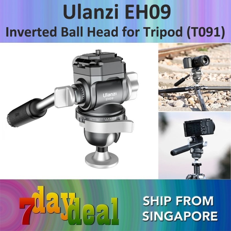 Ulanzi EH09 Inverted Ball Head for Tripod (T091), Photography ...