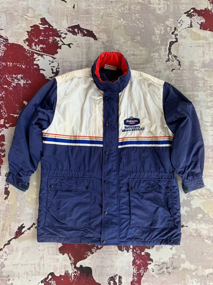 Vintage Rothmans Williams Racing F1 Jacket, Men's Fashion, Coats ...