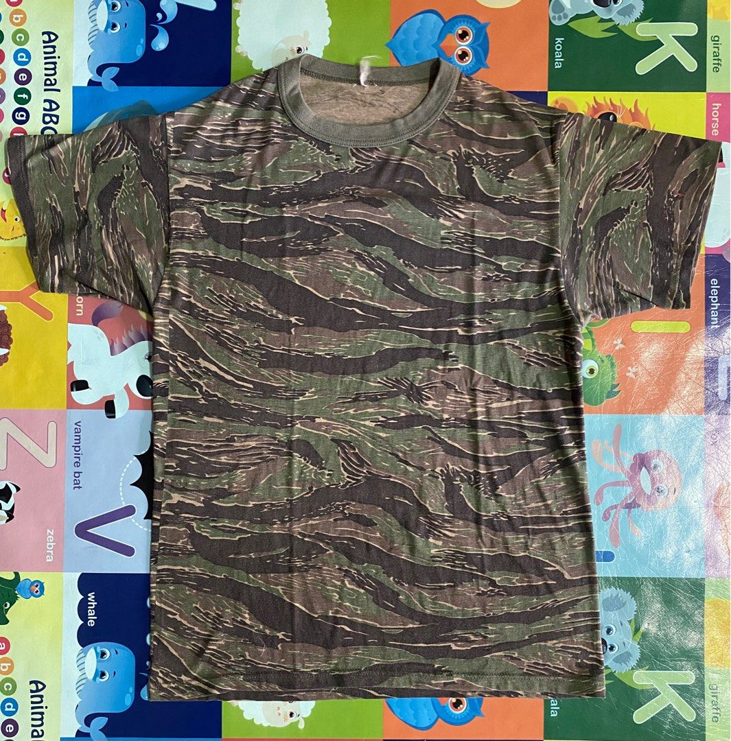 Vintage Tiger Stripe, Men's Fashion, Tops & Sets, Tshirts & Polo Shirts ...