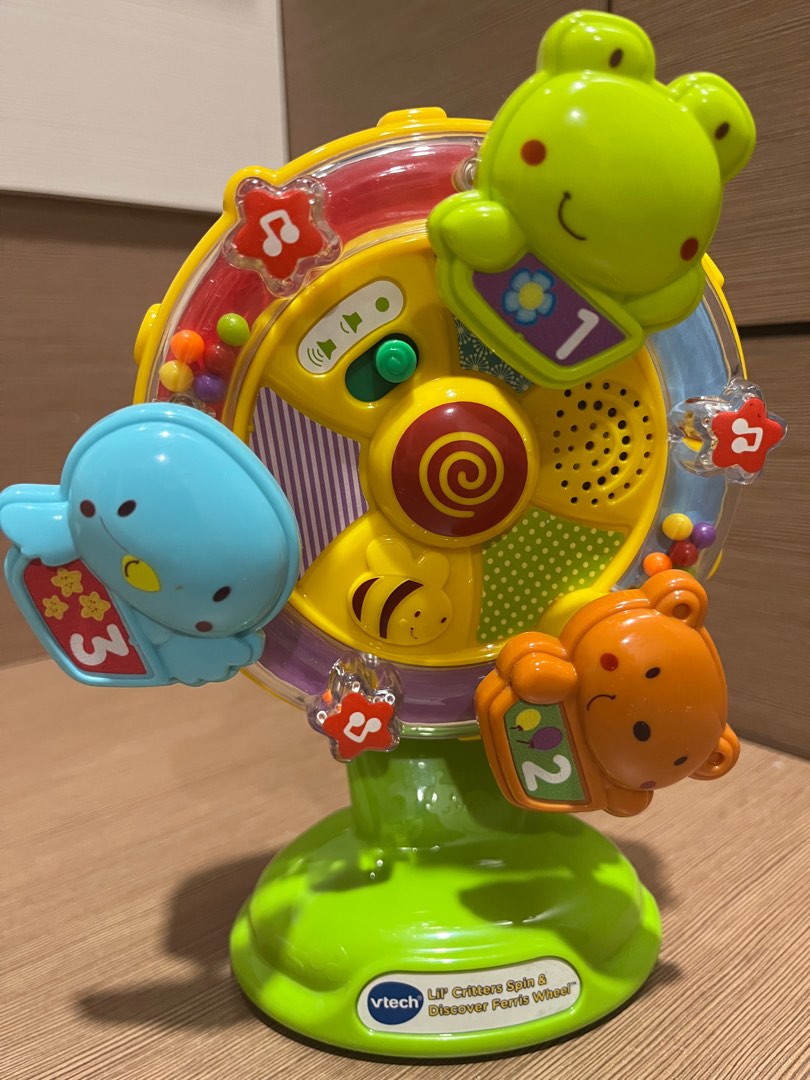 Vtech Baby Lil Critters Spin and Discover Ferris Wheel, Babies & Kids ...