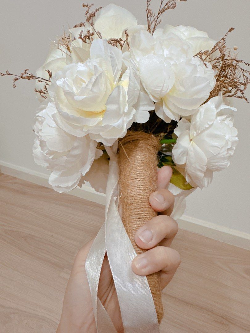 Wedding Nikah Flower Bunga Tangan Kahwin Aesthetic Basic Simple Dry ...