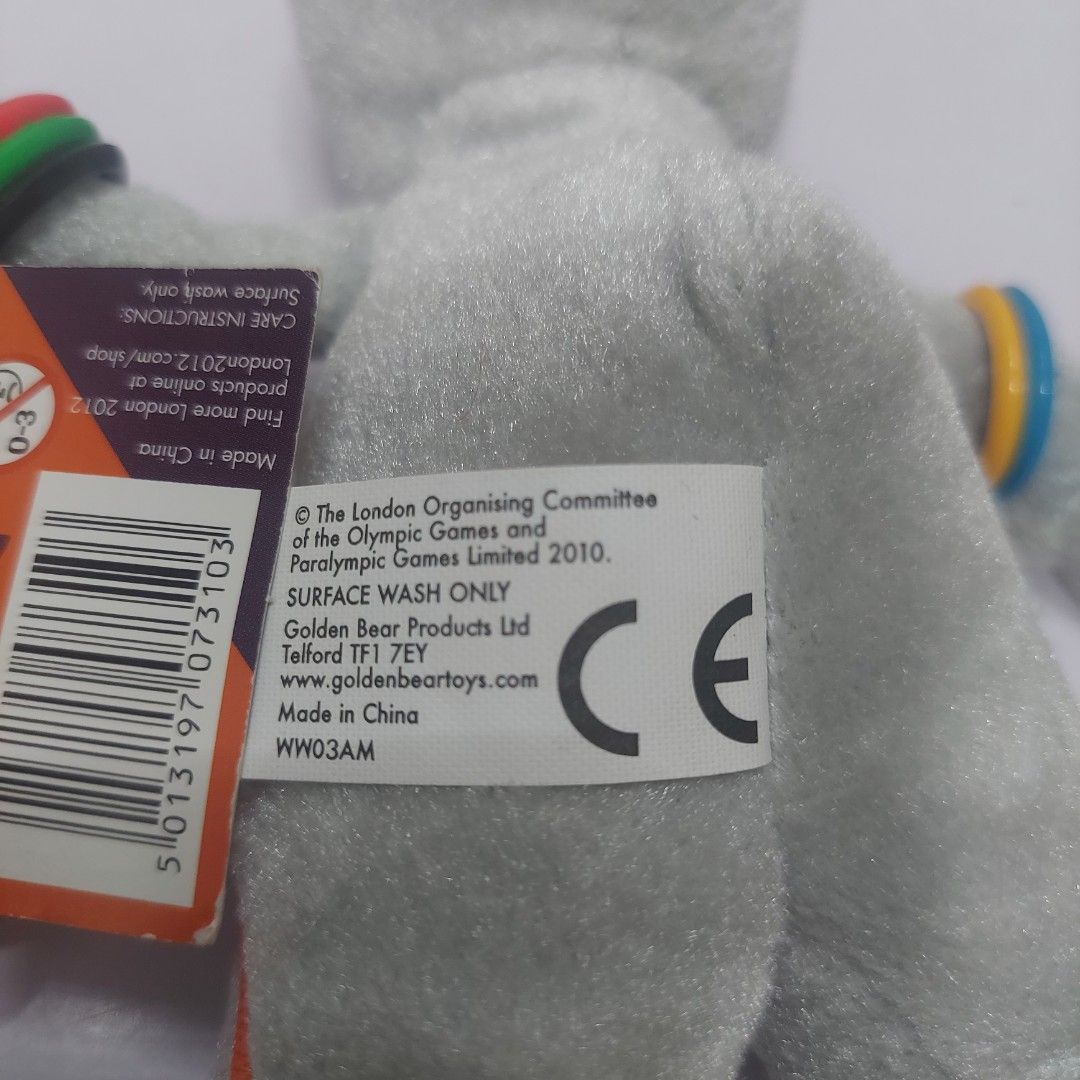 Wenlock Olympic Mascot London 2012 Mini Car Interior Plush Toy, Hobbies ...